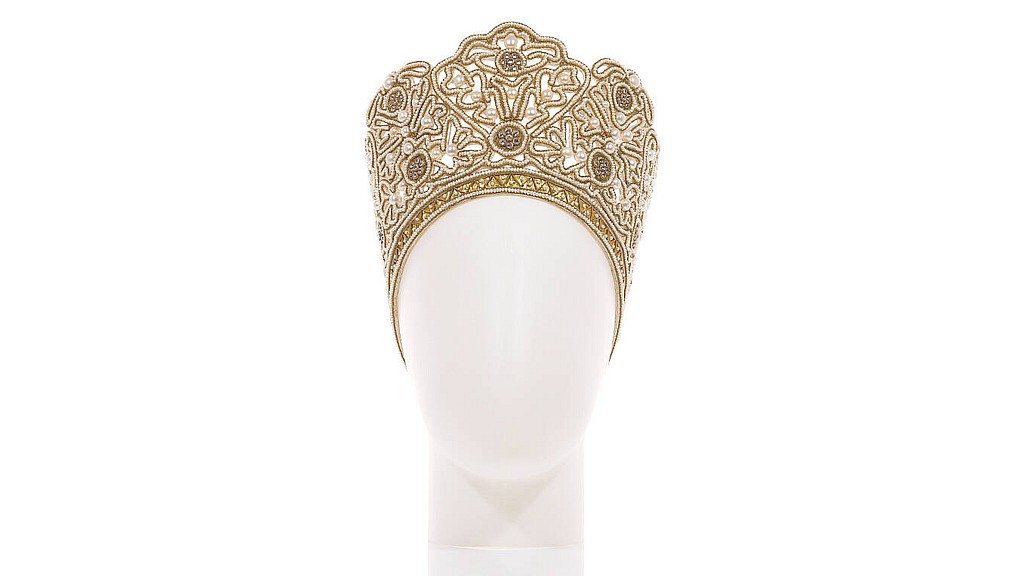 Праздничный девичий головной убор «венец Новгородская губерния от Museum Виртуальный музей